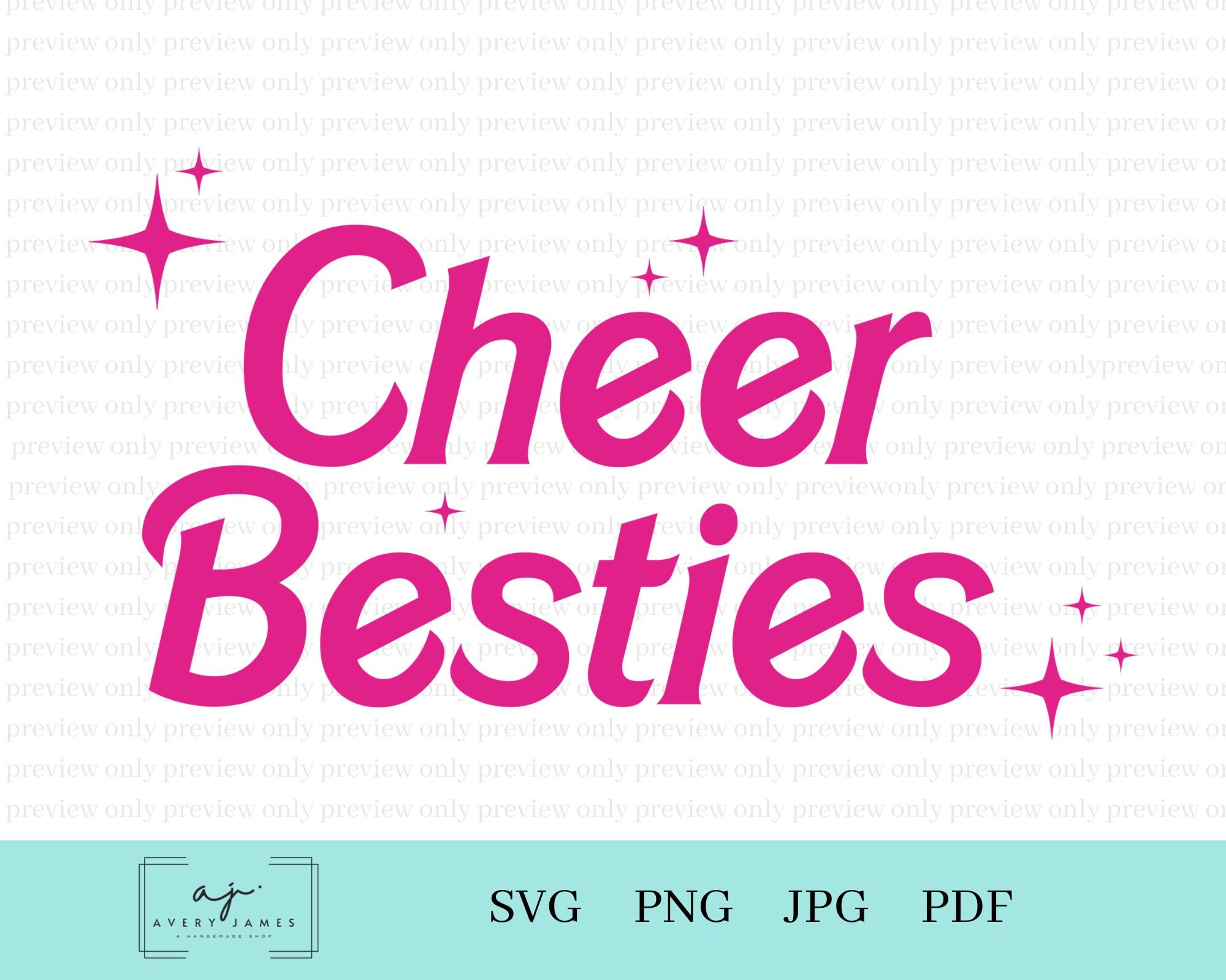 Cheer Svg Png Cheer Bestie Cheerleading Svg Cheer Squad - Etsy