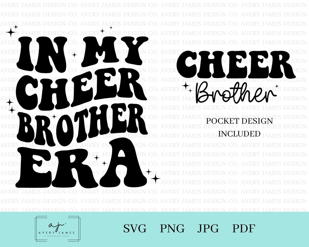 In My Cheer Brother Era Svg, Cheer Brother Svg Png, Era Svg, Cheer Svg ...