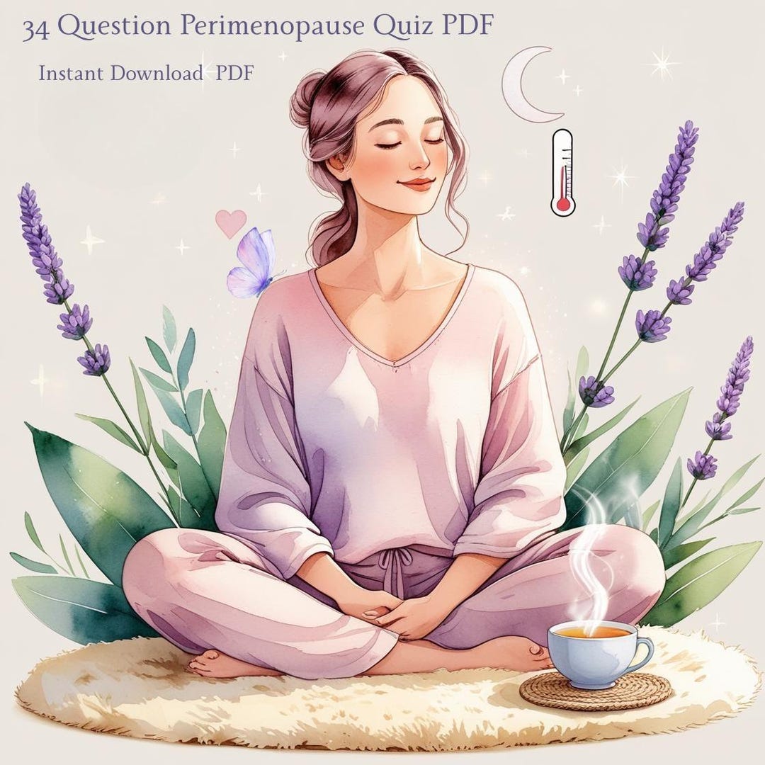 Perimenopause Quiz PDF – 34 Early Symptoms + Tracker & Doctor Questions ...