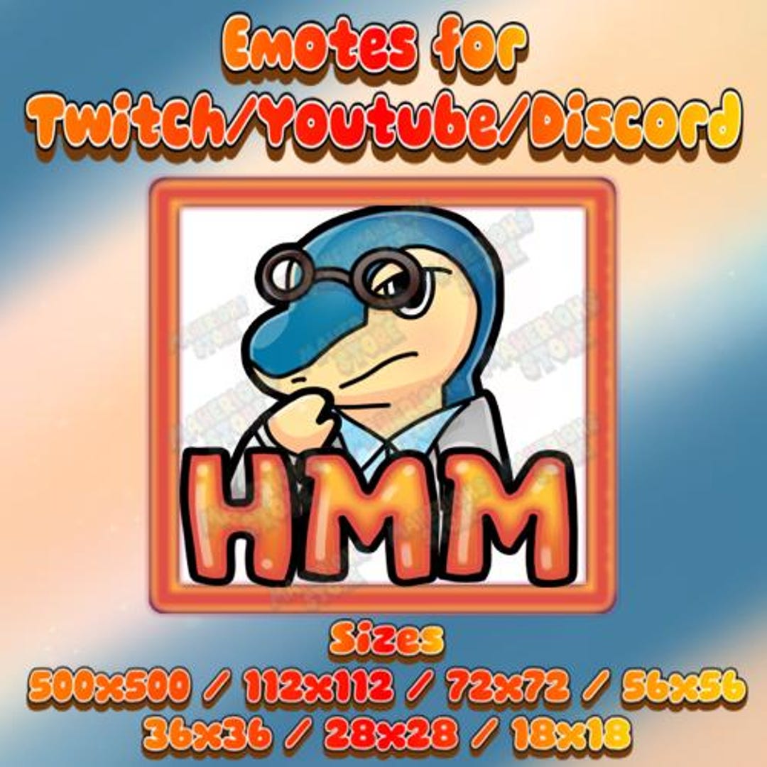 Cyndaquil Thinking Emote - Cute Pokémon Twitch Emote, Discord Emote ...