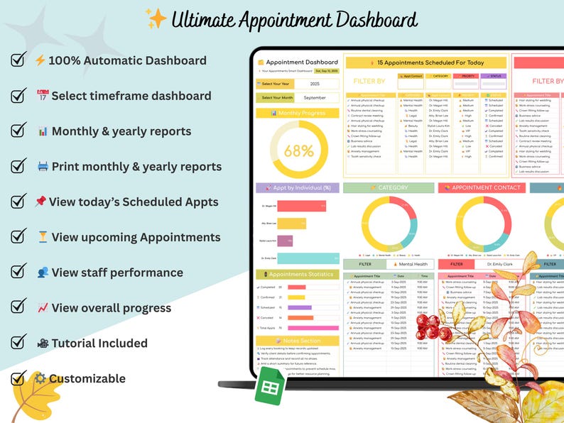 Appointment Tracker - Appointment Planner - Appointment Schedule ...