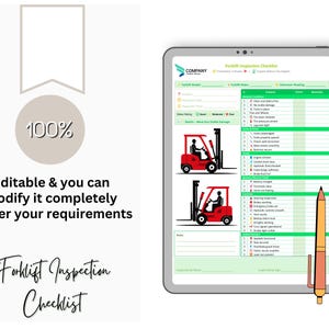 Forklift Inspection Checklist - Forklift Checklist - Forklift Safety ...