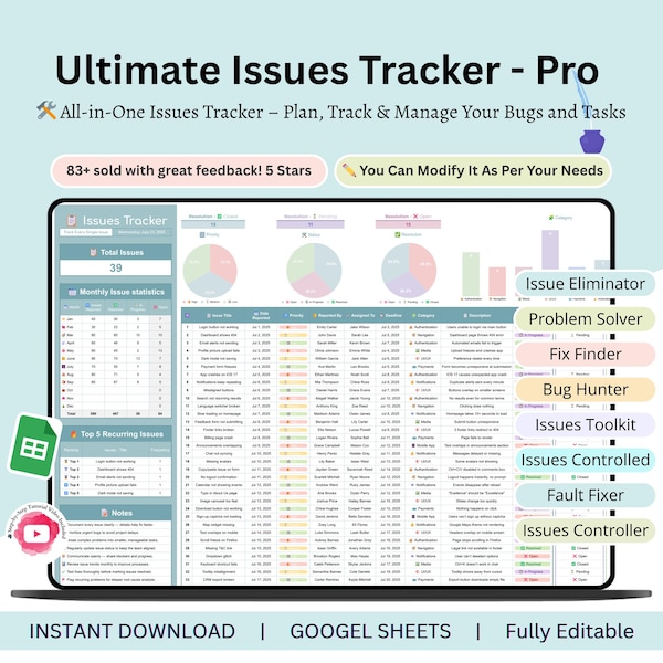 Problem Excel Track - Etsy