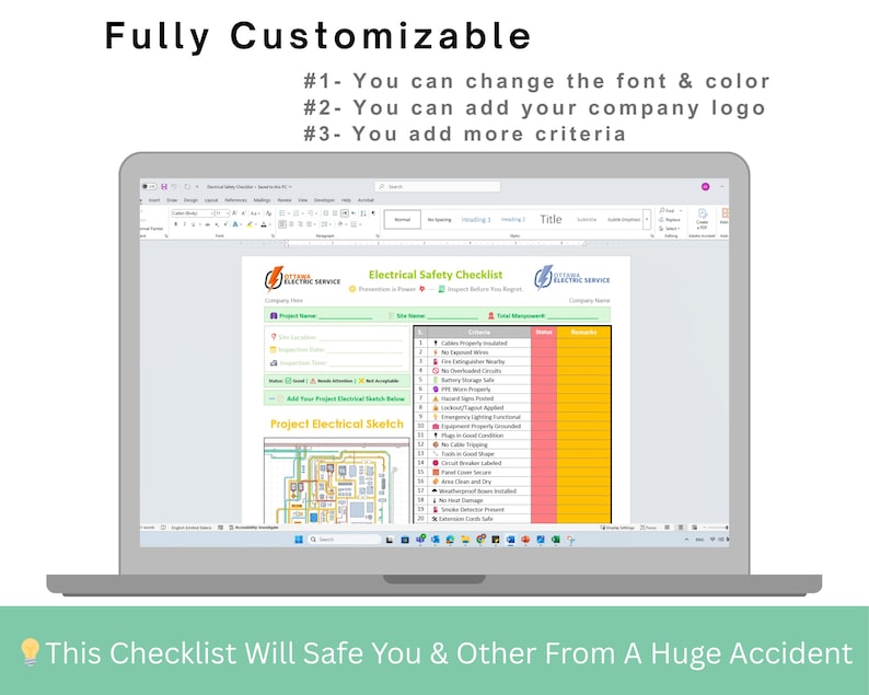 Electrical Safety Inspection Checklist - Electrical Inspection Template ...