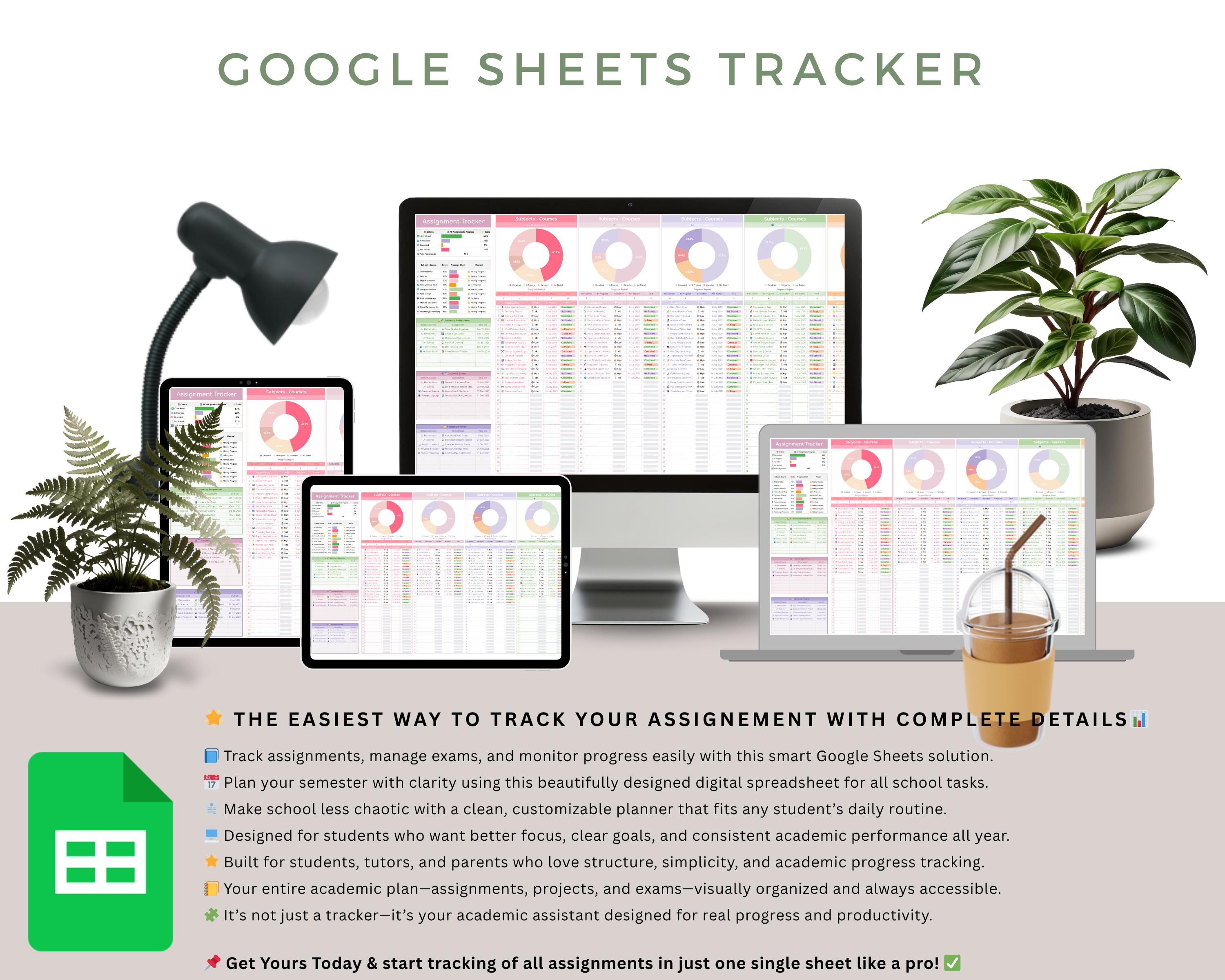 Student Assignment Tracker - Assignment Tracker - Student Tracker ...