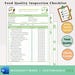 Food Quality Checklist - Food Quality Control - Food Quality Inspection ...