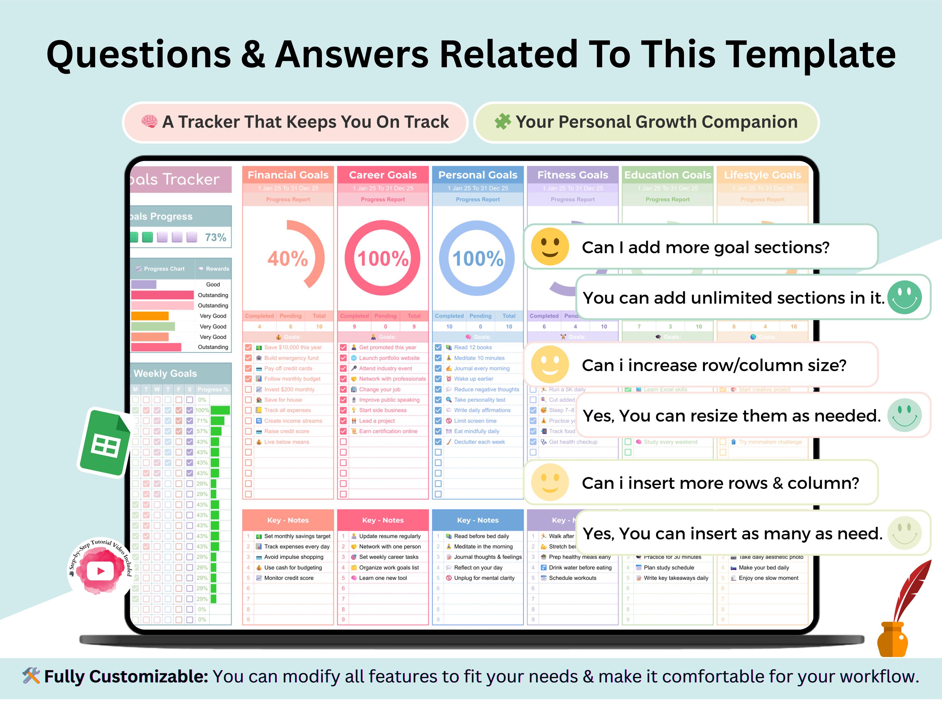 Smart Goal Tracker - Goals Planner - Goals Tracker - Goals Tracker ...