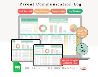 Parent Communication Log - Parent Communication - Parent Communication ...