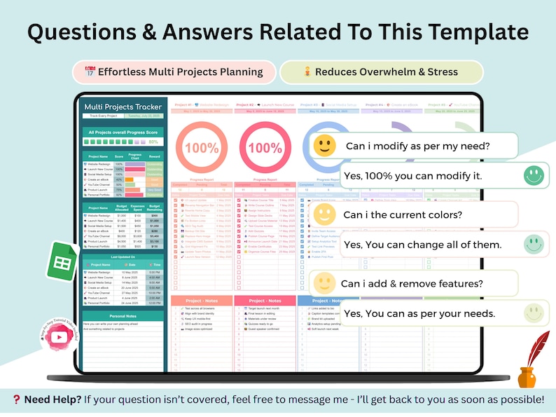 Multiple Projects Tracker - Multi Projects - Projects Tracker - Multi ...