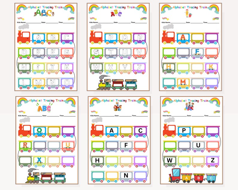 Alphabet Worksheets Printable - Alphabet Tracing Activities - Alphabet ...
