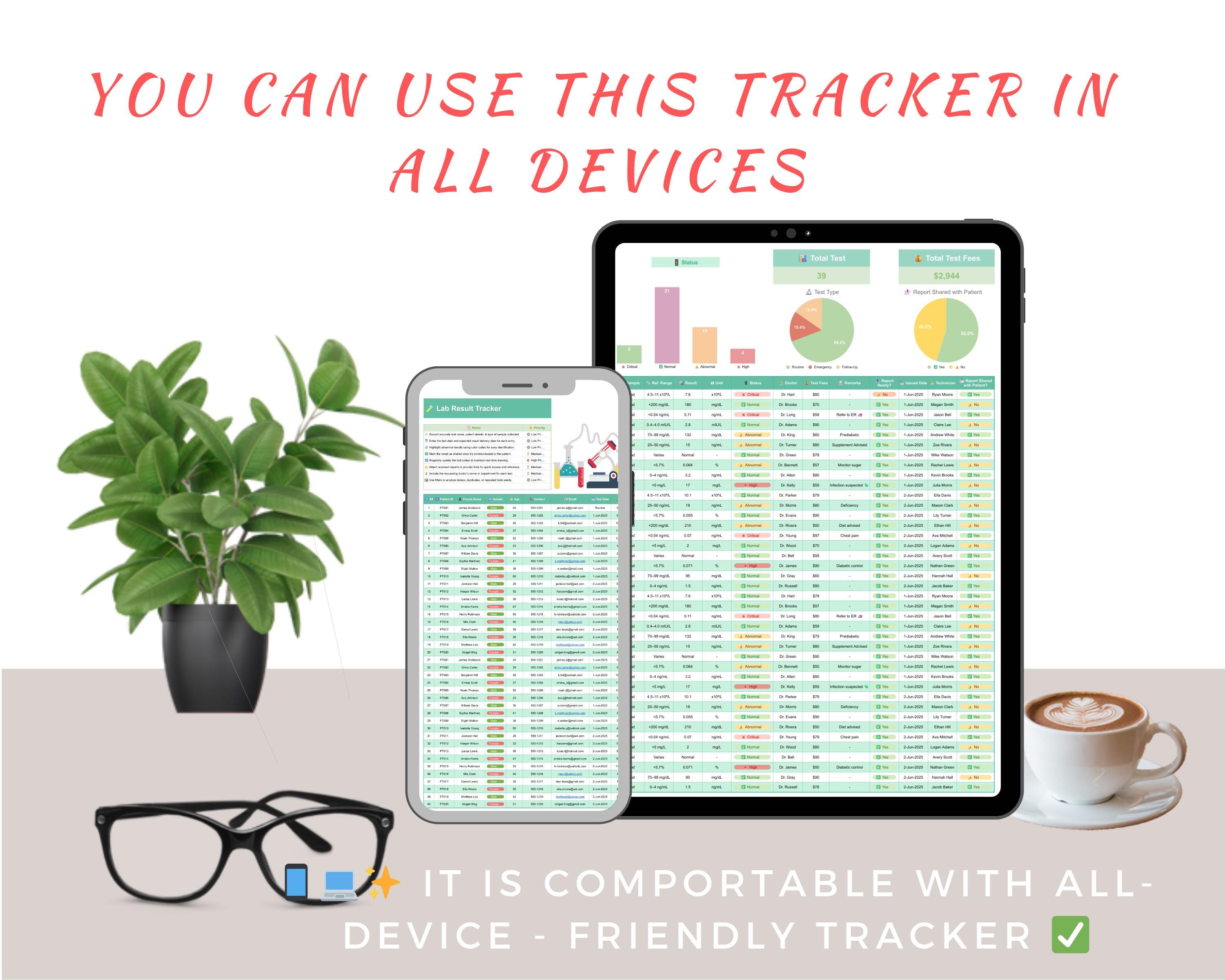 Lab Result Tracker - Lab Test Results - Lab Tracker - Lab Test Tracker ...