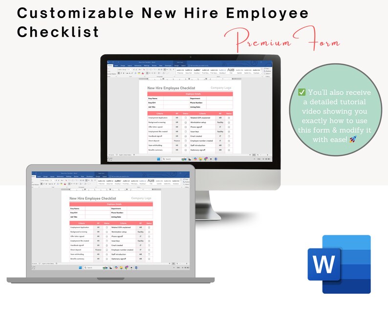 New Hire Employee Checklist - Employee Onboarding Checklist - Employee ...