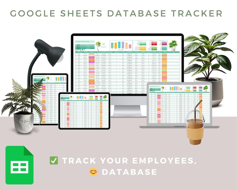 Employee Database Tracker | Employee Information | Staff Database ...