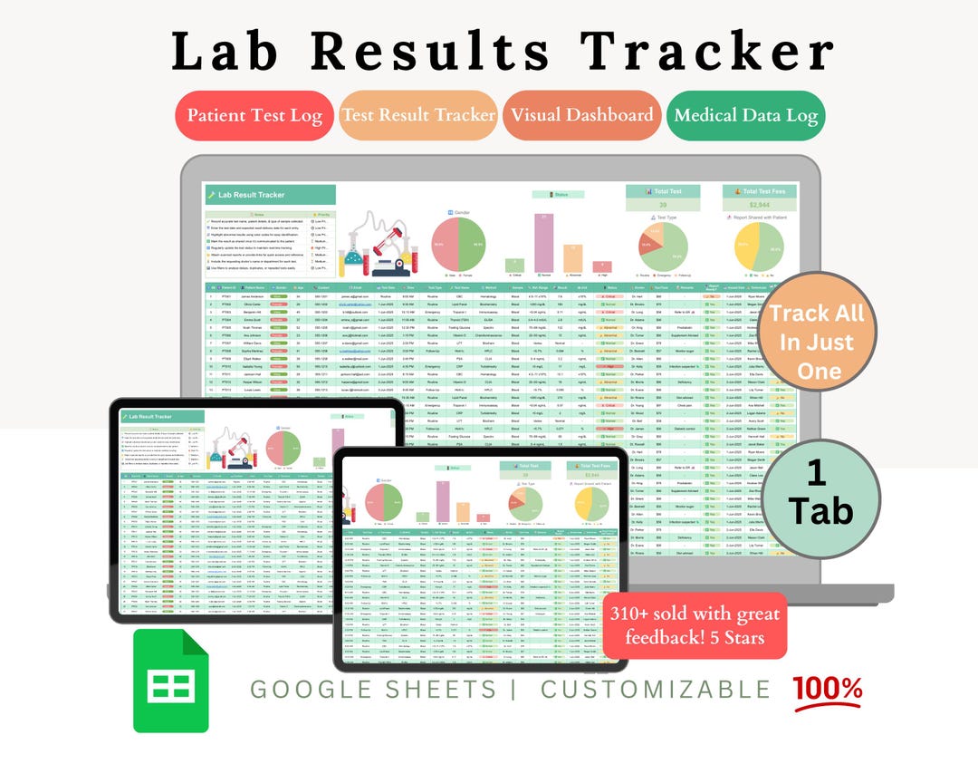 Lab Result Tracker - Lab Test Results - Lab Tracker - Lab Test Tracker ...