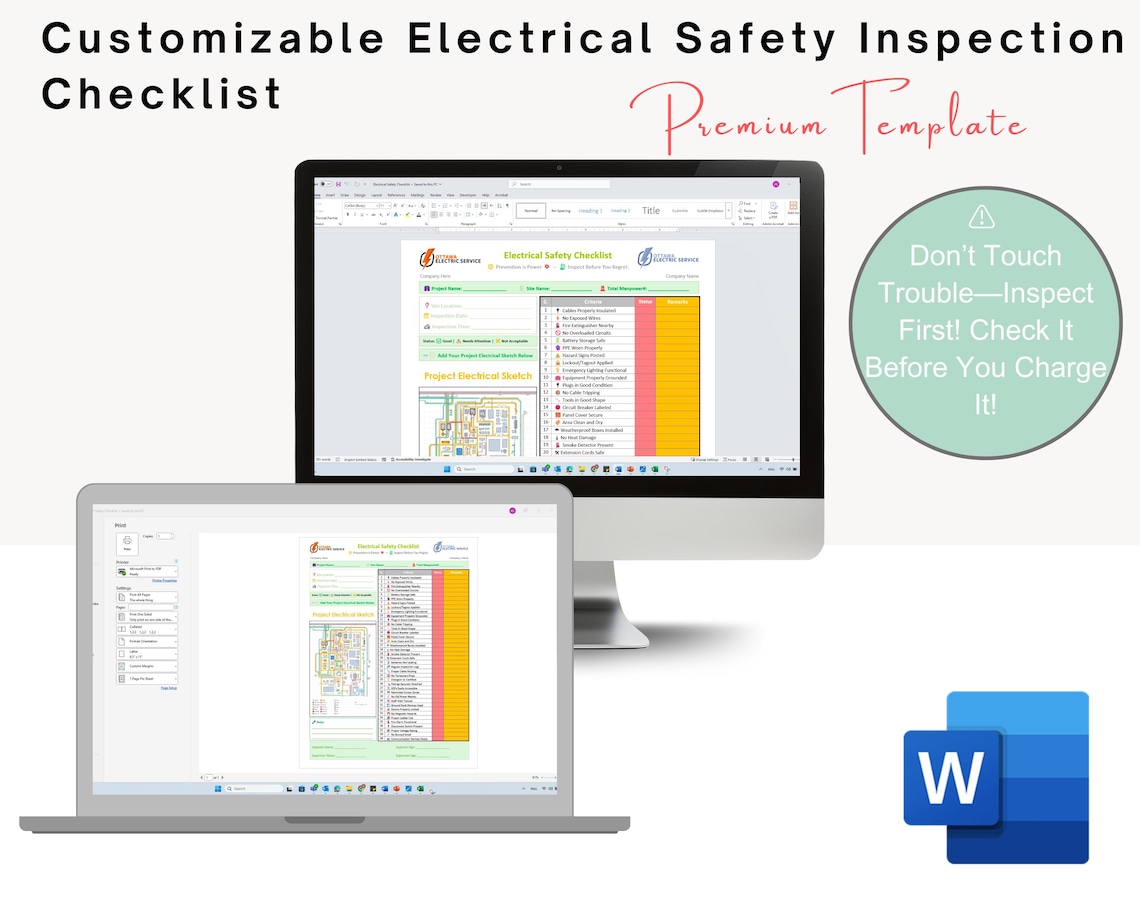 Electrical Safety Inspection Checklist - Electrical Inspection Template ...