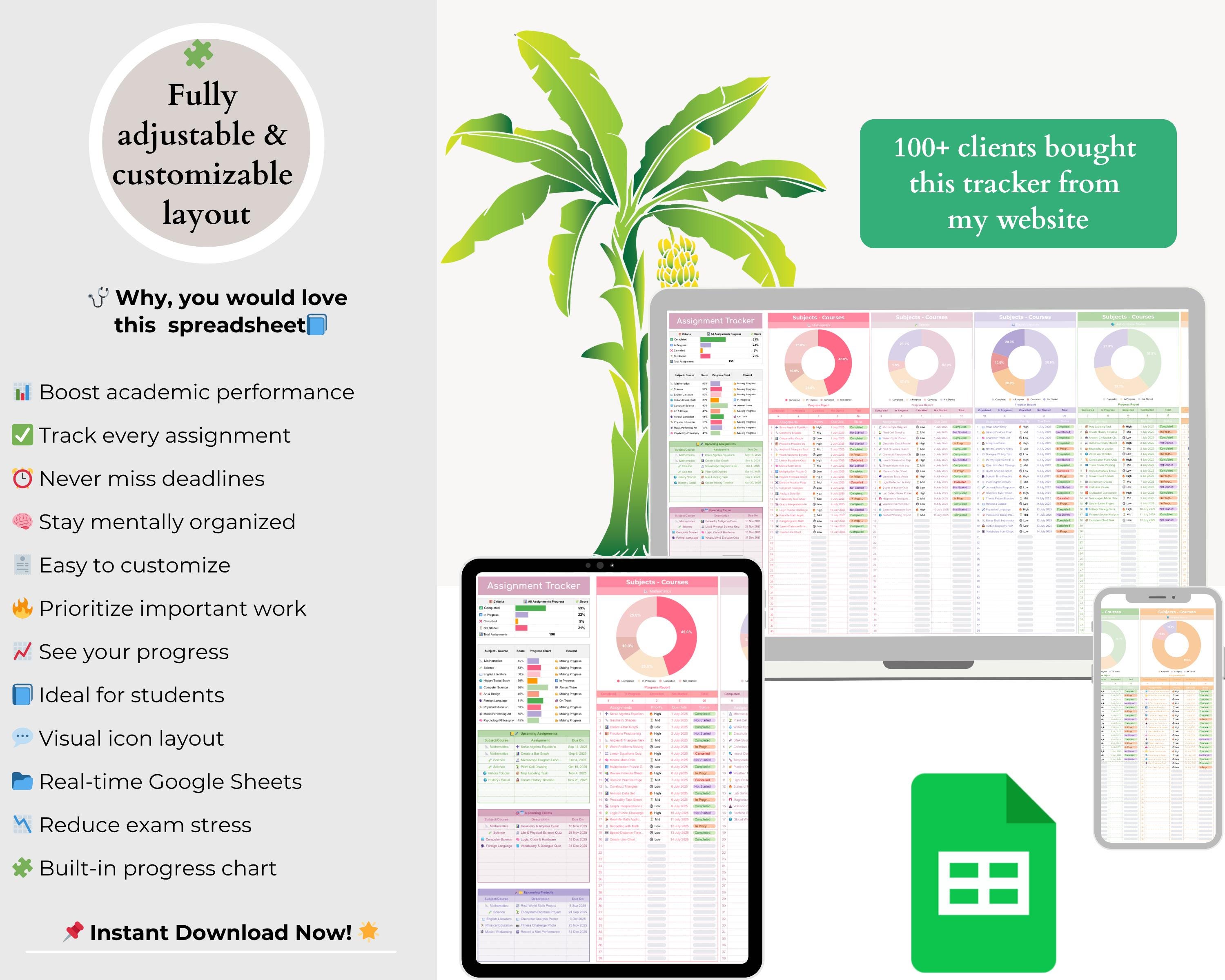 Student Assignment Tracker - Assignment Tracker - Student Tracker ...