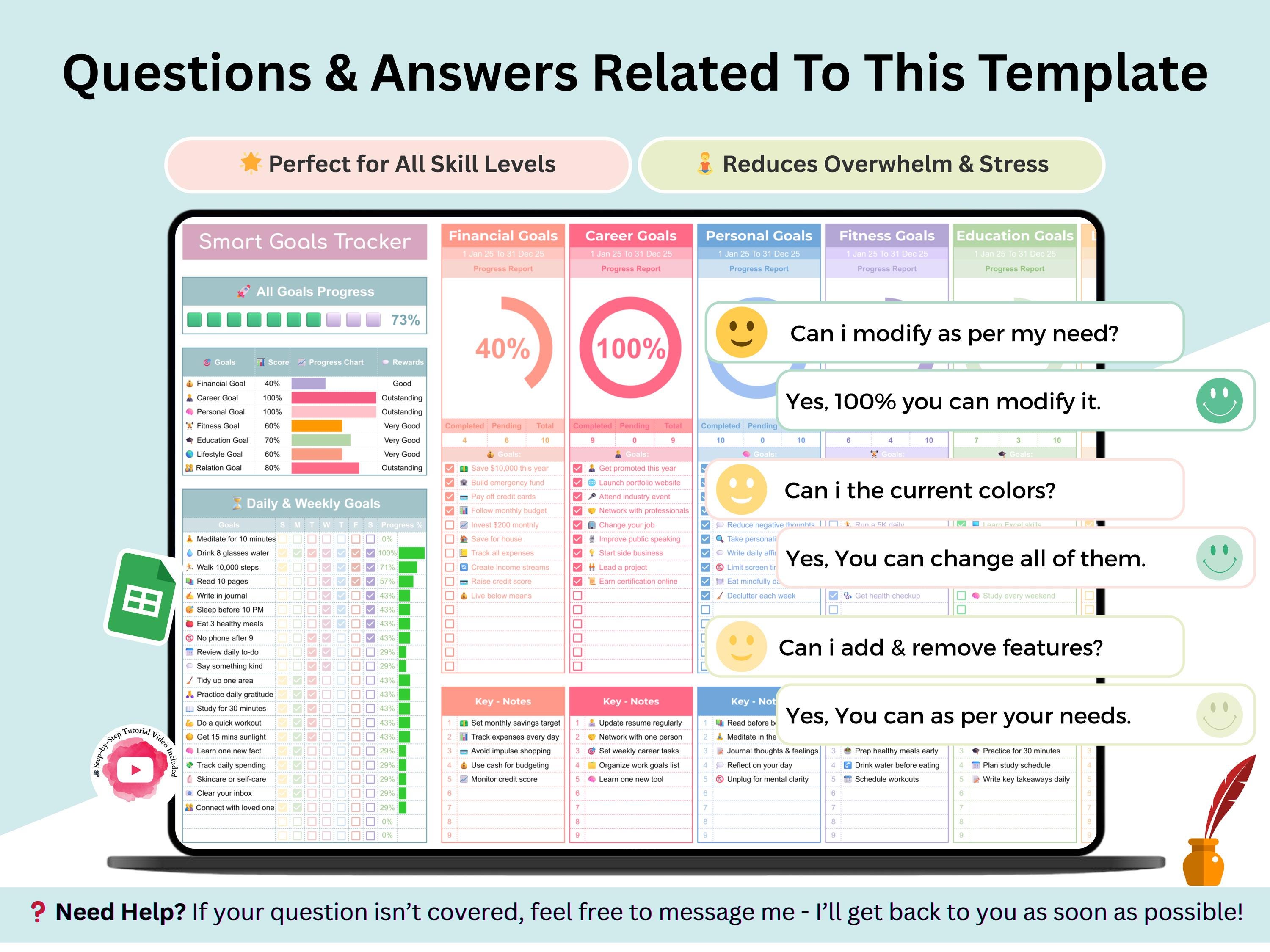 Smart Goal Tracker - Goals Planner - Goals Tracker - Goals Tracker ...