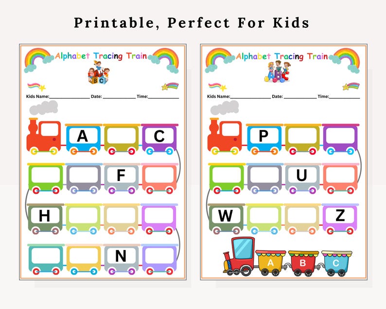 Alphabet Worksheets Printable - Alphabet Tracing Activities - Alphabet ...