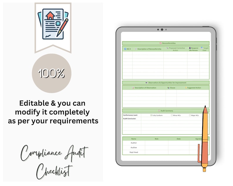 Compliance Audit Checklist - Compliance Audit Template - HR Compliance ...
