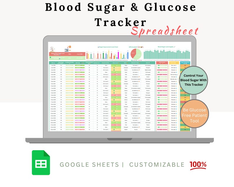 Blood Sugar & Glucose Tracker - Blood Glucose Tracker - Diabetes ...