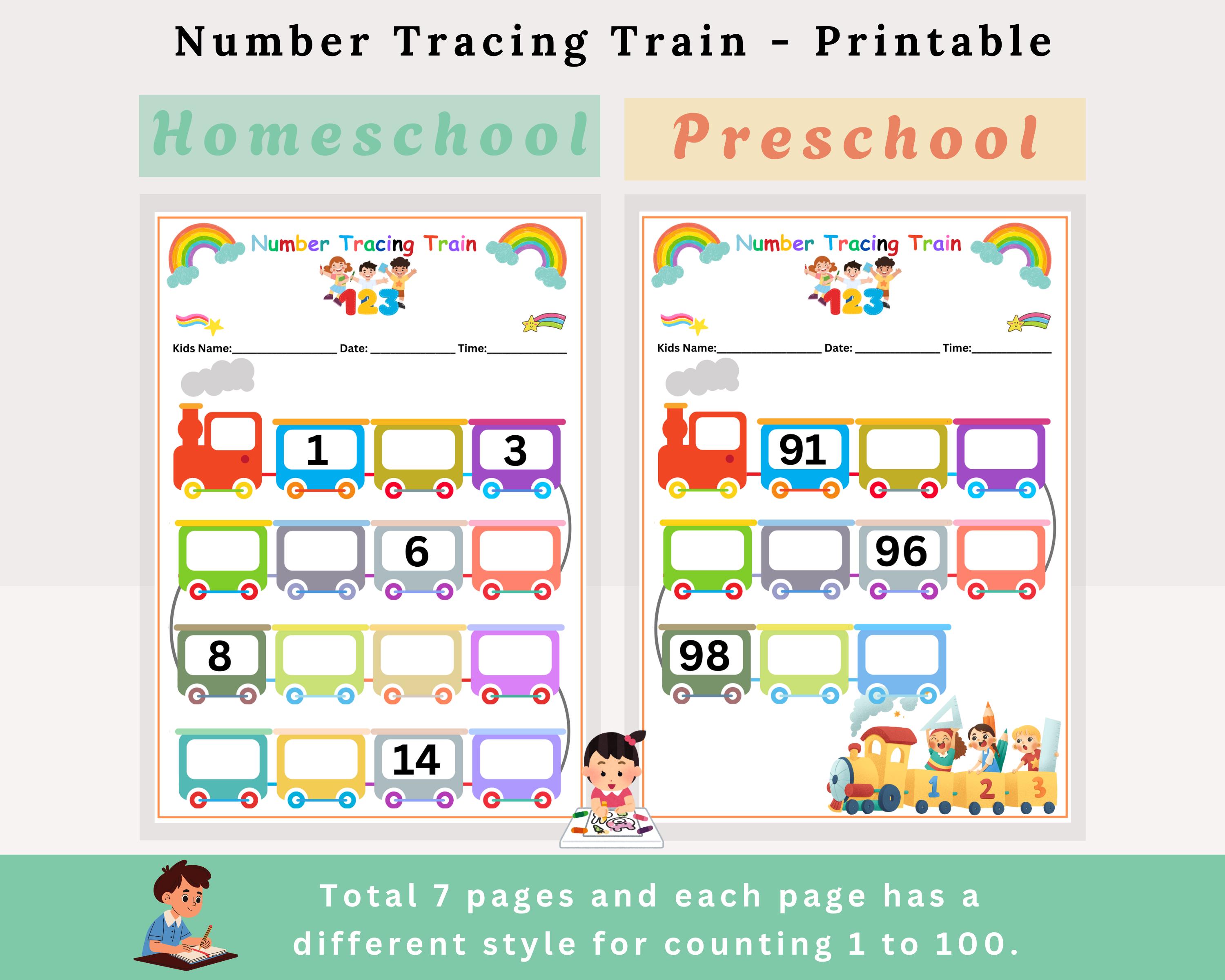 Tracing Numbers Worksheet - Tracing Numbers Kids - Tracing Numbers 1 ...