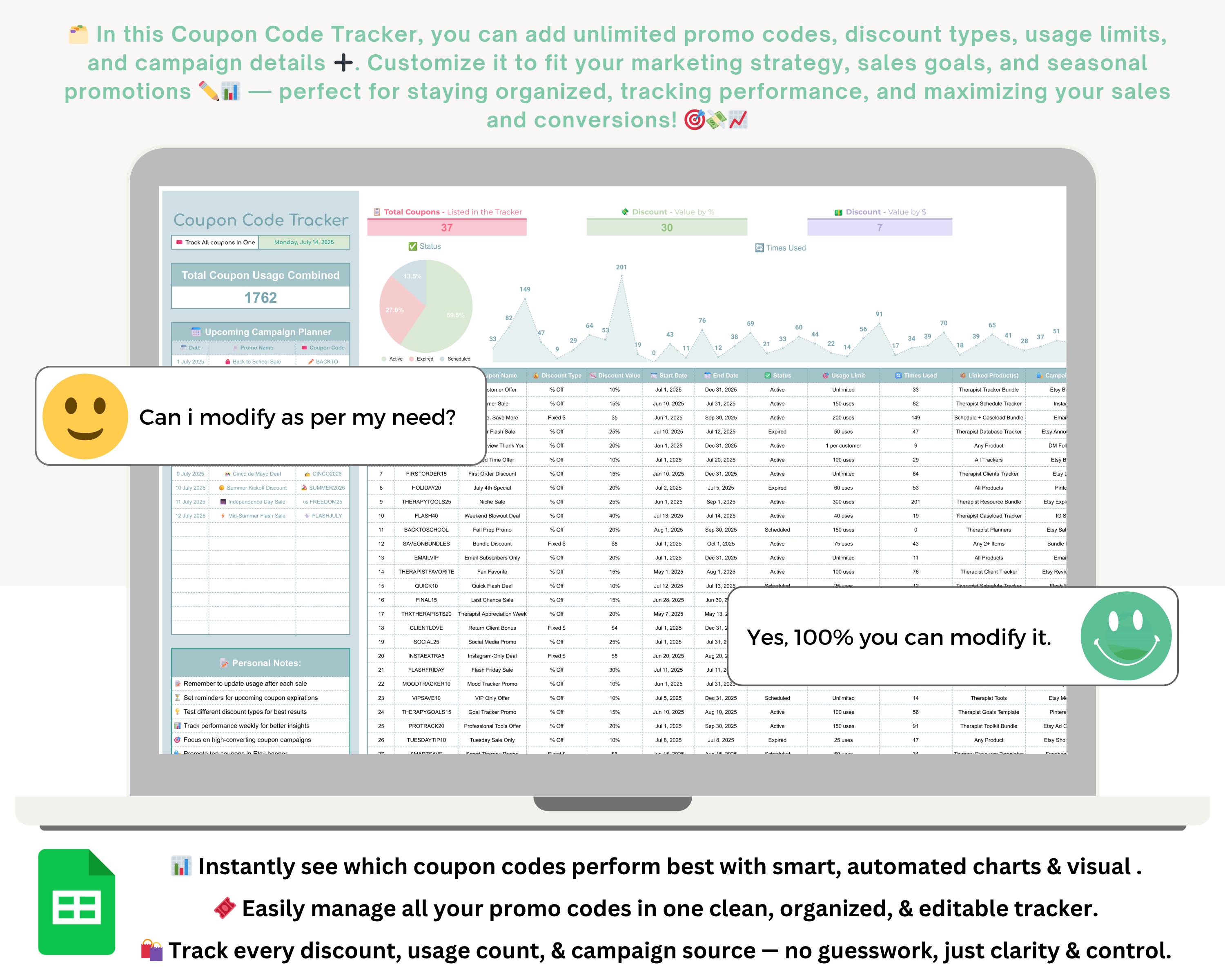 Coupon Code - Coupon Tracker - Coupon Code List - Coupon Planner ...