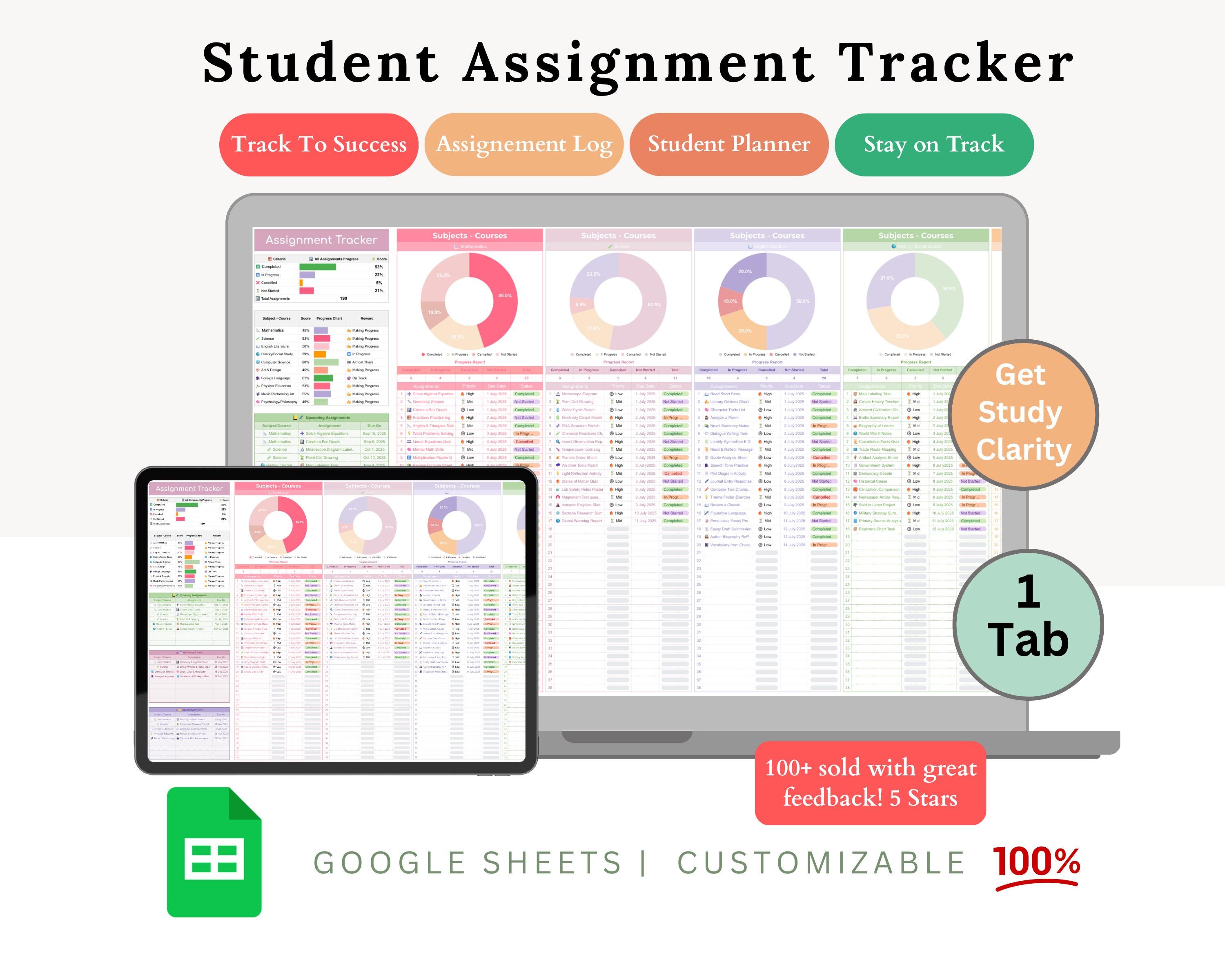 Student Assignment Tracker - Assignment Tracker - Student Tracker ...