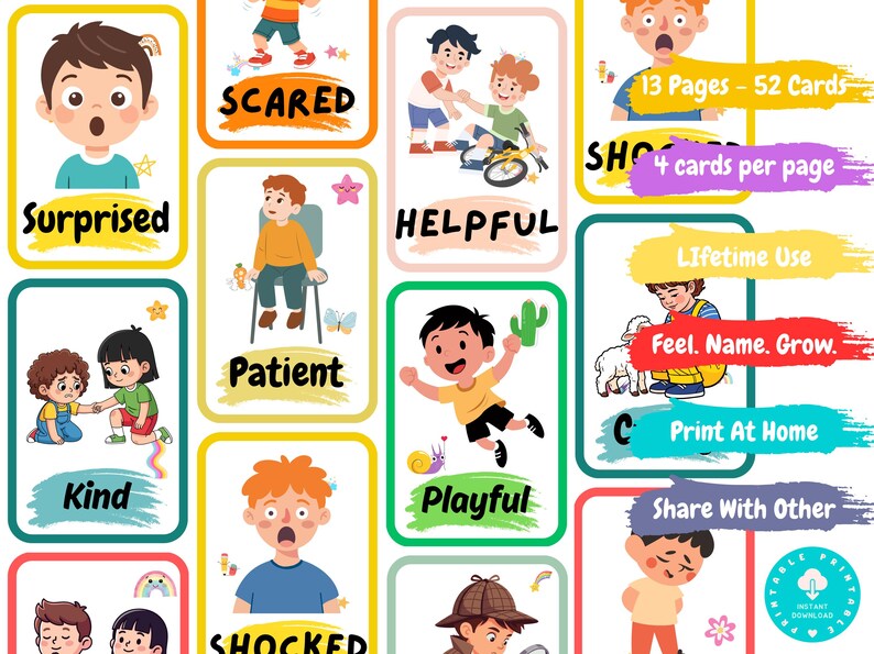 Emotions Flashcards - Flashcards - Emotions - Printable Flashcards ...