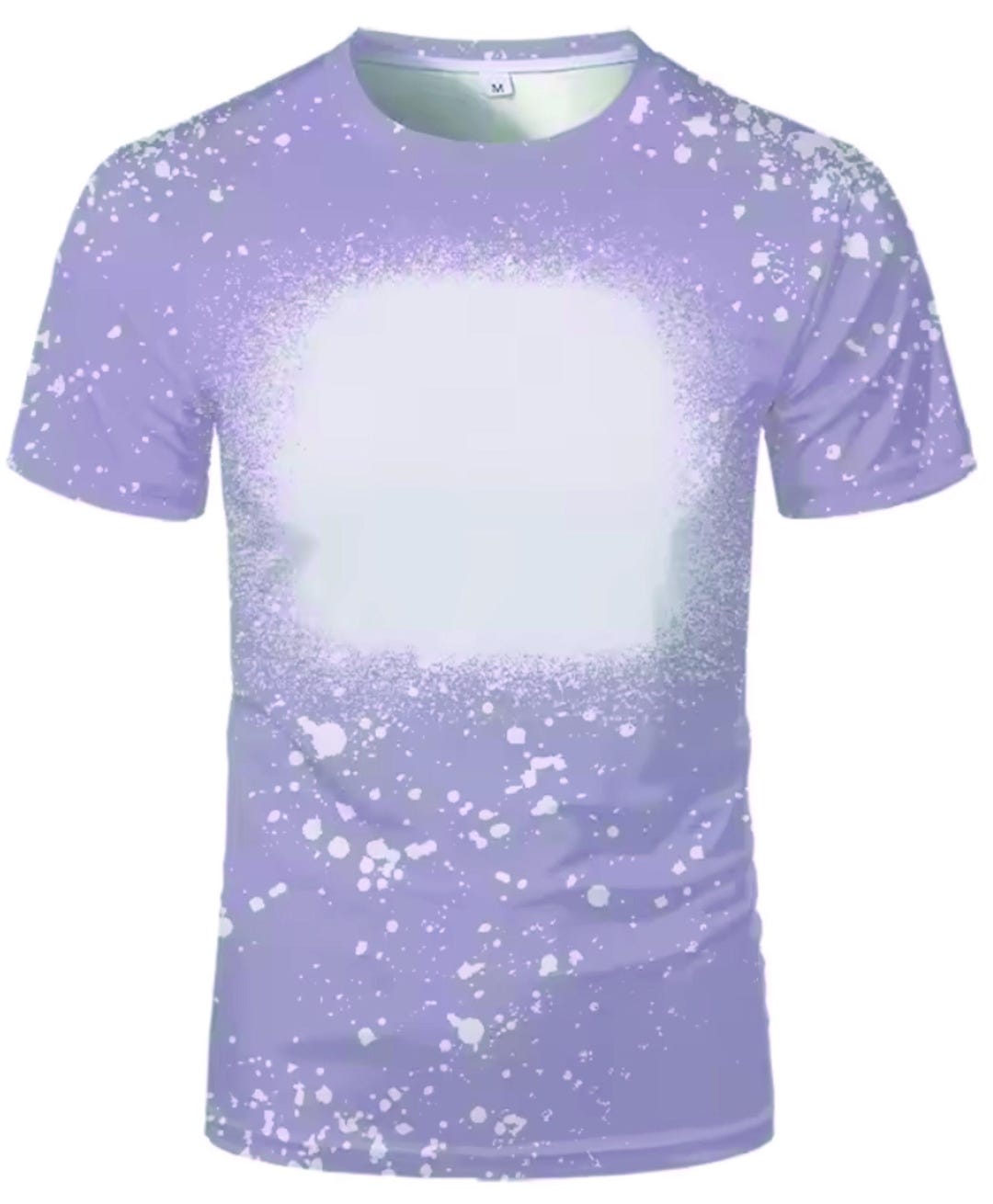 Lilac Bleach Sublimation Shirt: Soft Cotton Feel - Etsy