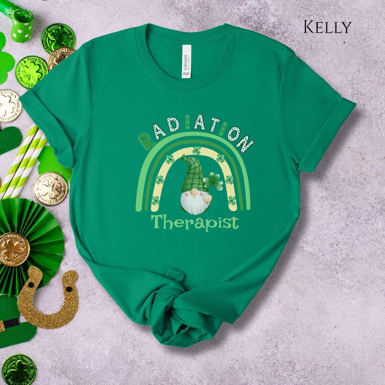 Radiation Therapist St Patrick’s Day Shirt, RTT Shamrock Tee, Radiation ...