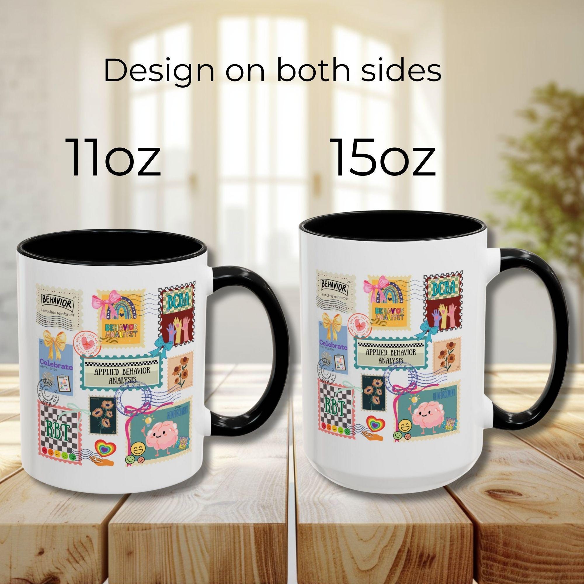 Behavior Analyst Mug, Postage Stamp Coffee Cup, ABA Therapist Gift ...