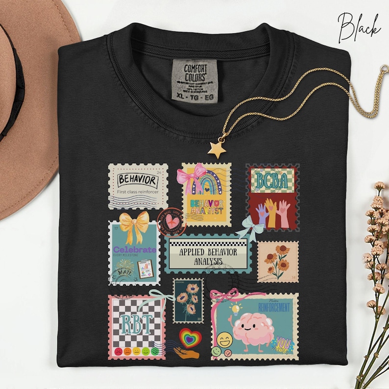 Behavior Therapy Shirt: Postage Stamp Style Tee, Comfort Colors Tee for ...