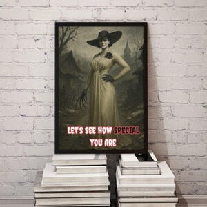 Lady Dimitrescu Poster Resident Evil Premium Matte Vertical Poster ...