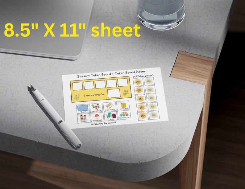 Printable Token Board Set of 5, Printable Reward Chart, Behavior ...