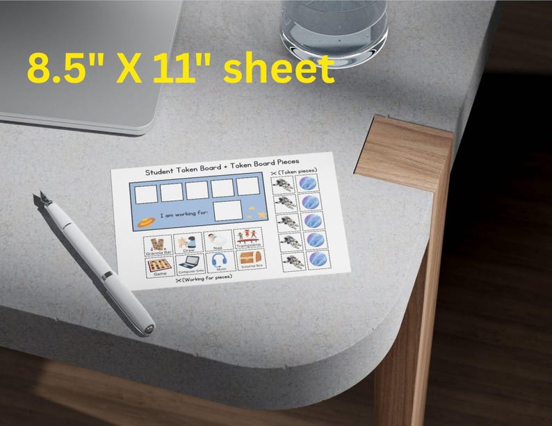 Printable Token Board Set of 5, Printable Reward Chart, Behavior ...