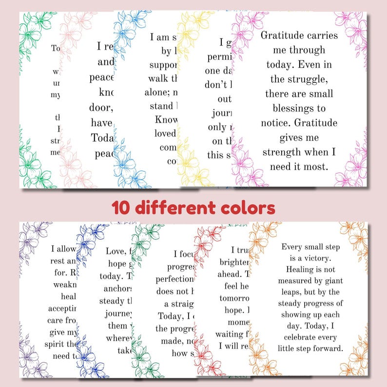 Oncology Clinic Waiting Room Printable Patient Affirmations, 30 Daily ...