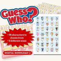 Pokemon Guess Who? Template - Etsy