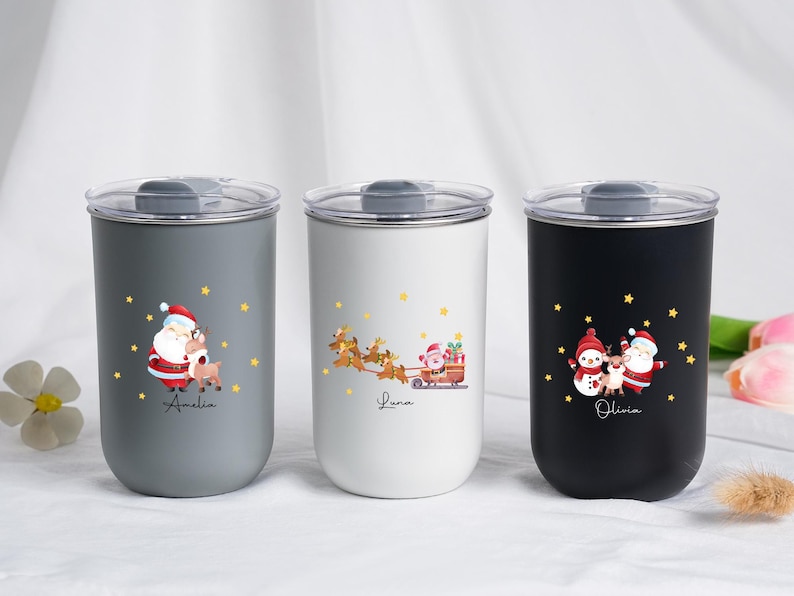Custom Christmas Tumbler,christmas Coffee Cup,personalized Christmas ...