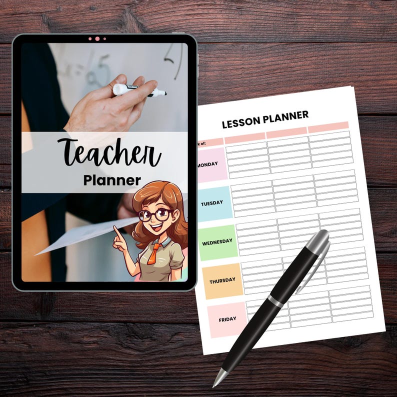 Teacher Planner Bundle Printable | Lesson Plan Template & Class ...