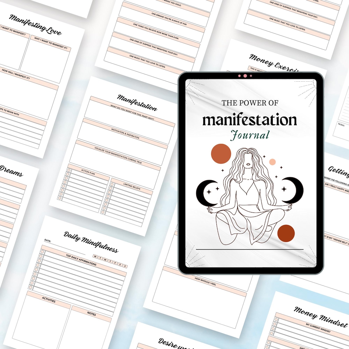 Manifestation Journal Printable: Law of Attraction Planner (PDF ...