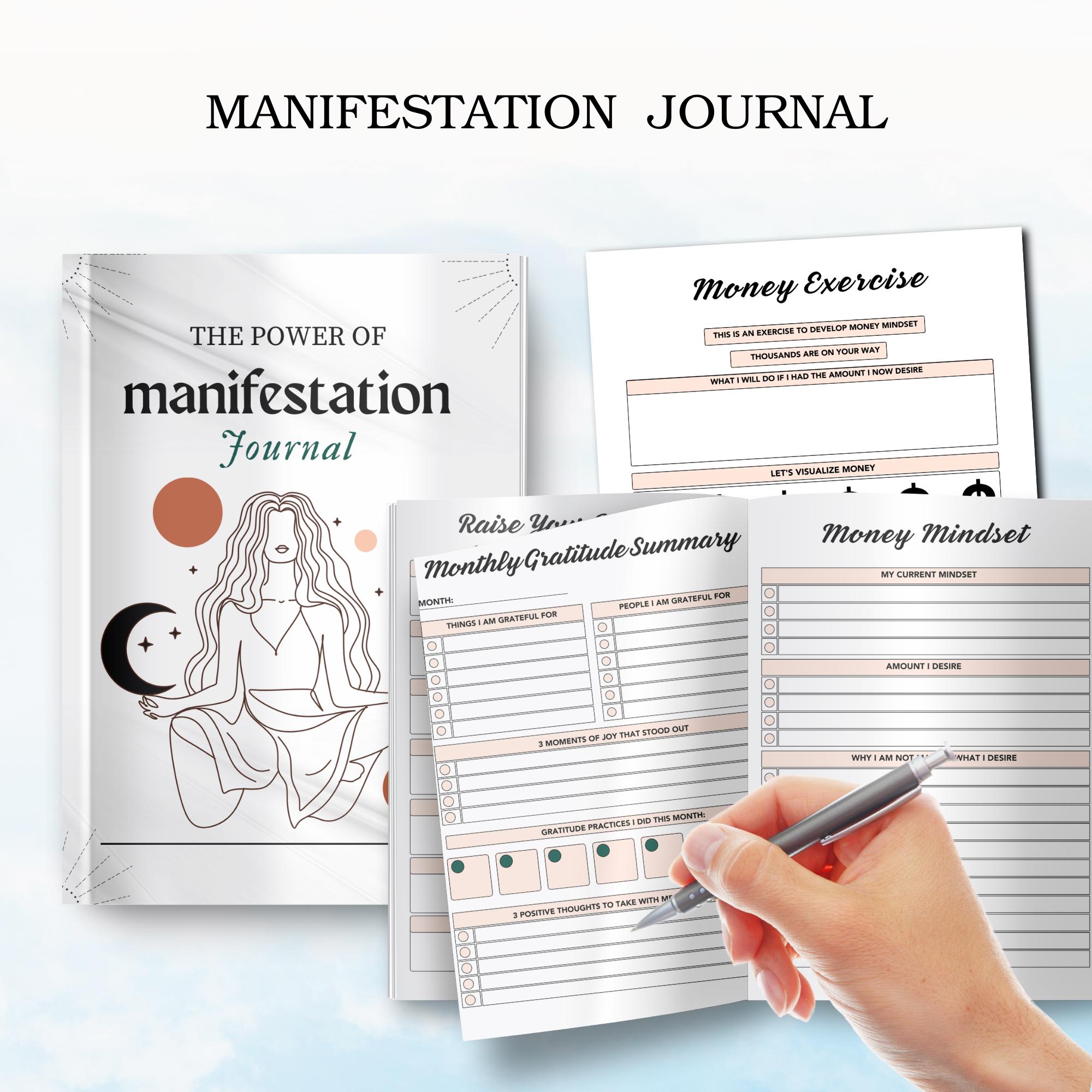 Manifestation Journal Printable: Law of Attraction Planner (PDF ...