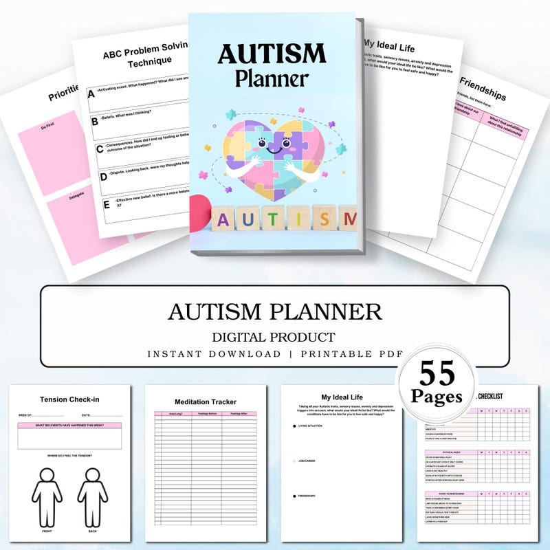 Autism Notebook - Etsy