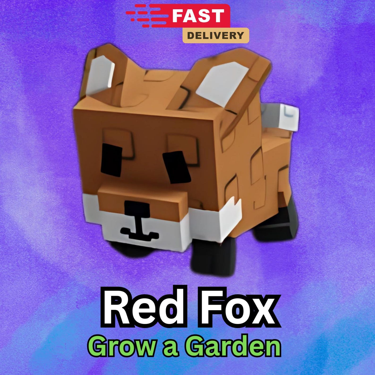 Red Fox | Grow A Garden- Quick Delivery - Etsy