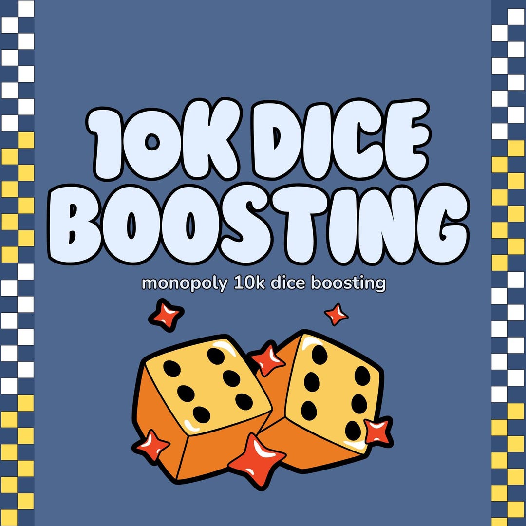 10k Dice Boosting Monopoly Go (read Description) - Etsy