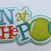 Scrapbook Title Fun at the Pool Title Premade Paper Piecing Layered Die ...