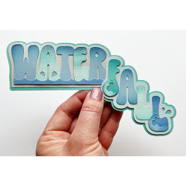 Waterfall Die - Etsy