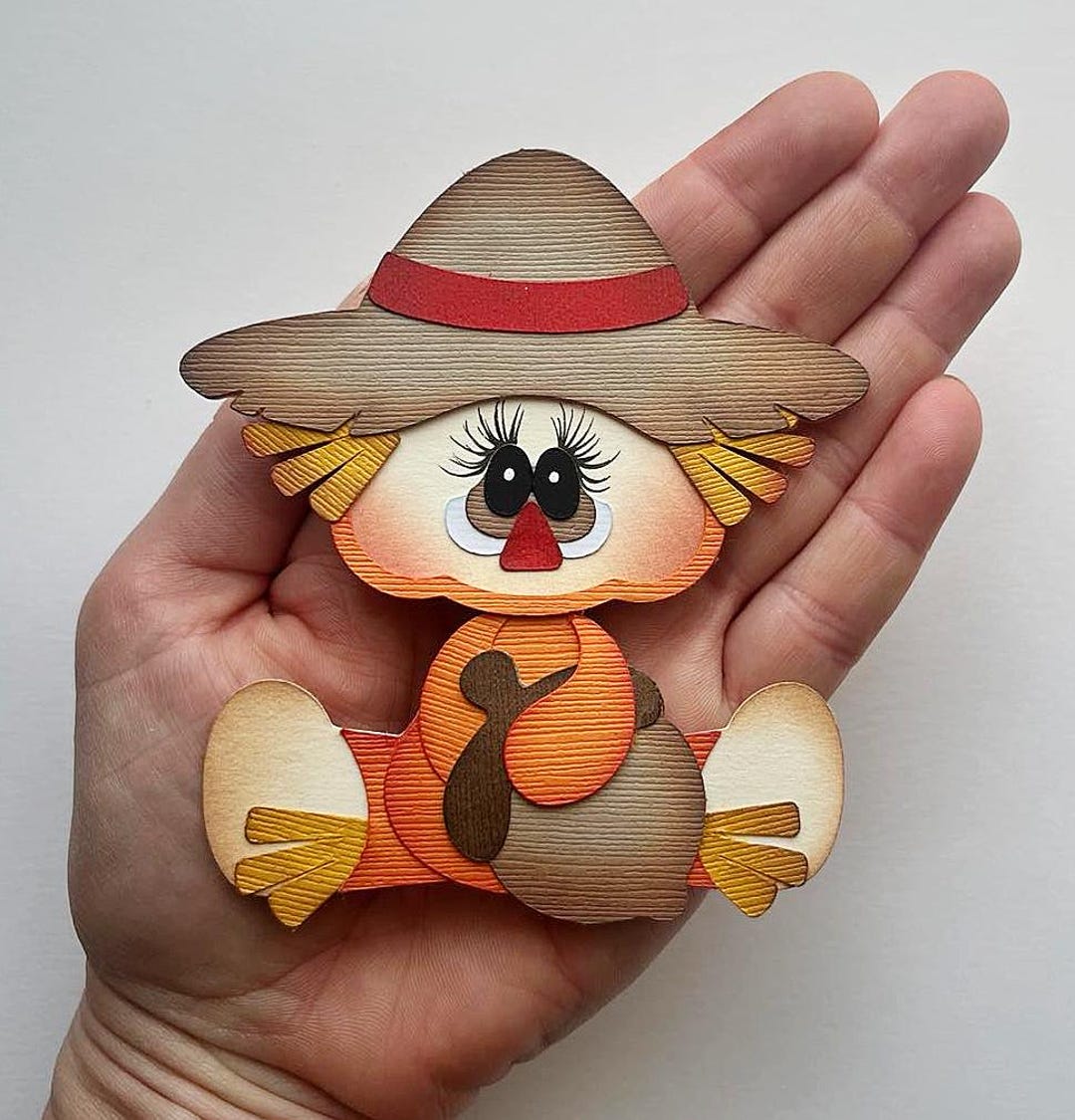 Scrapbook Scarecrow Embellishment Fall Theme. Made to Order Paper ...