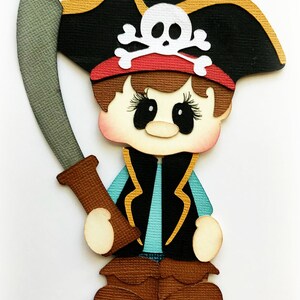 Pirate Boy Scrapbook Costume Kid Fall Halloween Theme A Premade Paper ...