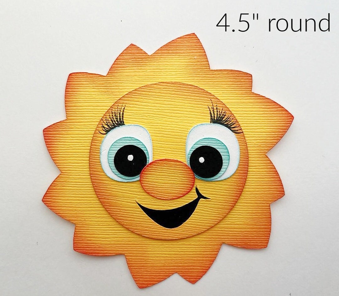 Eclipse Sun Scrapbook Embellishment a Premade Paper Piecing for ...