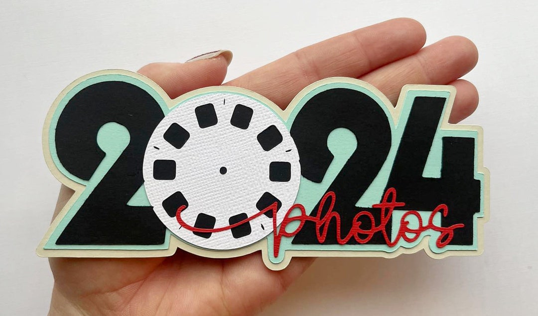 Photos Embellishment Scrapbook Title 2024 Photos Family Summer Theme, a ...